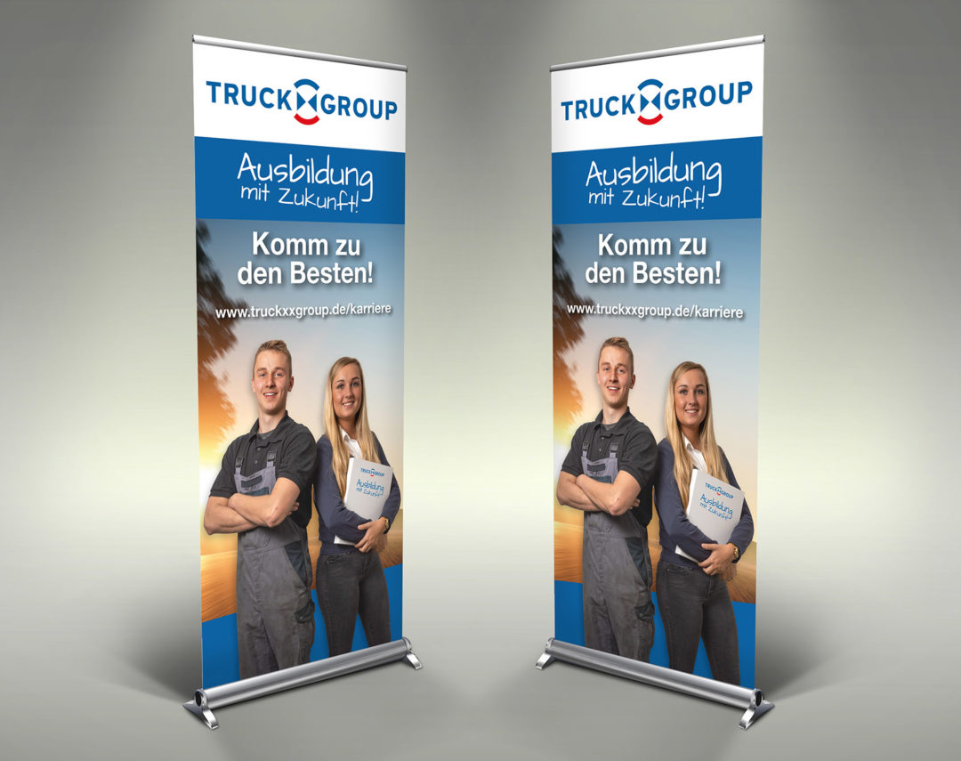 Truckxxgroup AUsbildung Rollup | Truckxxgroup Karriere Portal