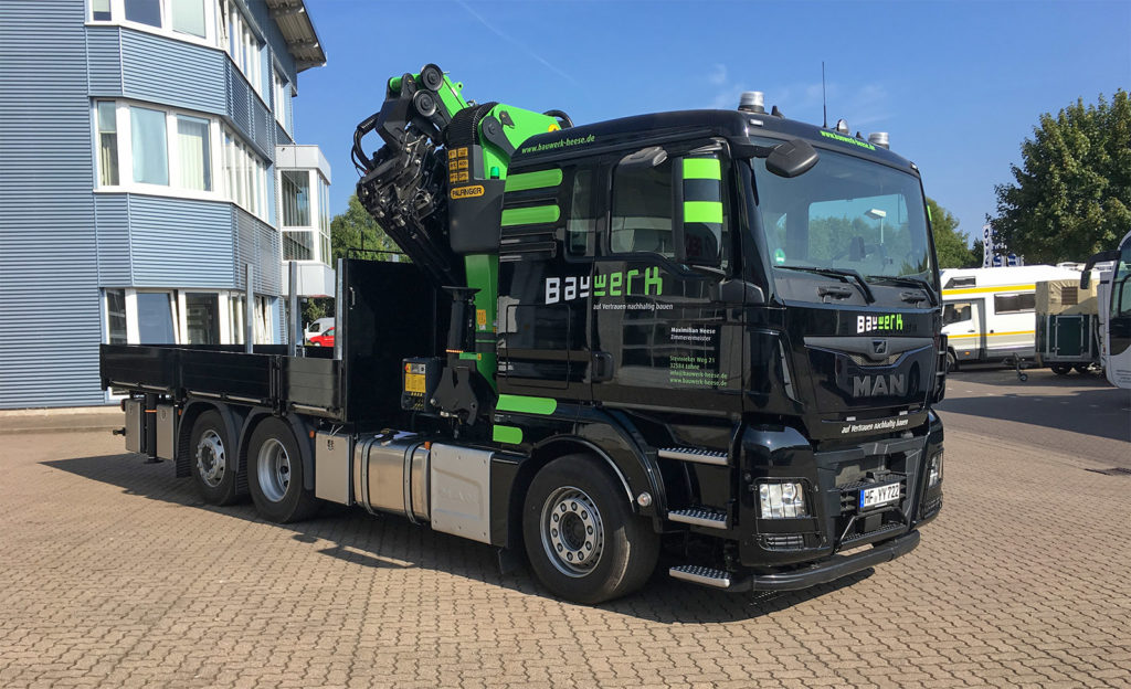 Palfinger PK 42002 SH auf MAN TGX 26.420 – Kundenstimme (Bauwerk Heese ...